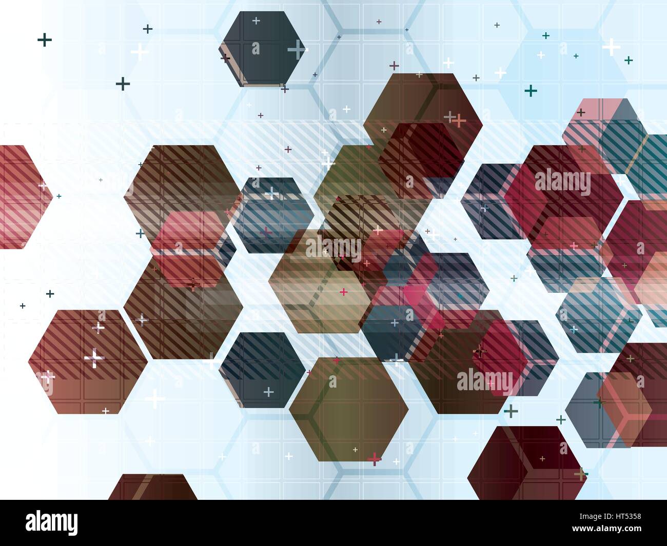 Abstract vector background with futuristic technology shapes in ...