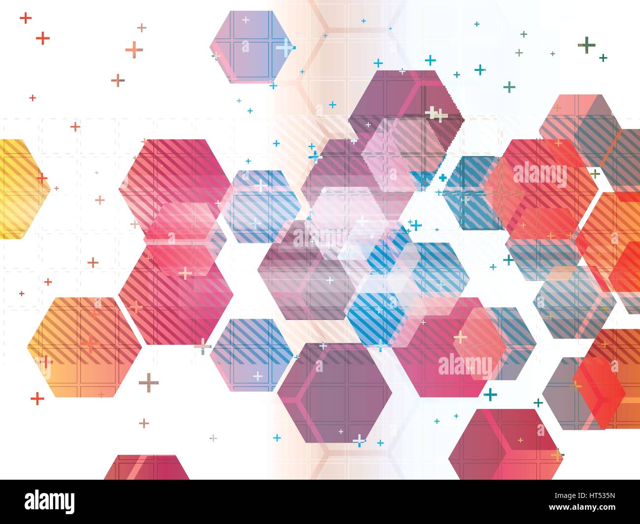 Abstract vector background with futuristic technology shapes in ...