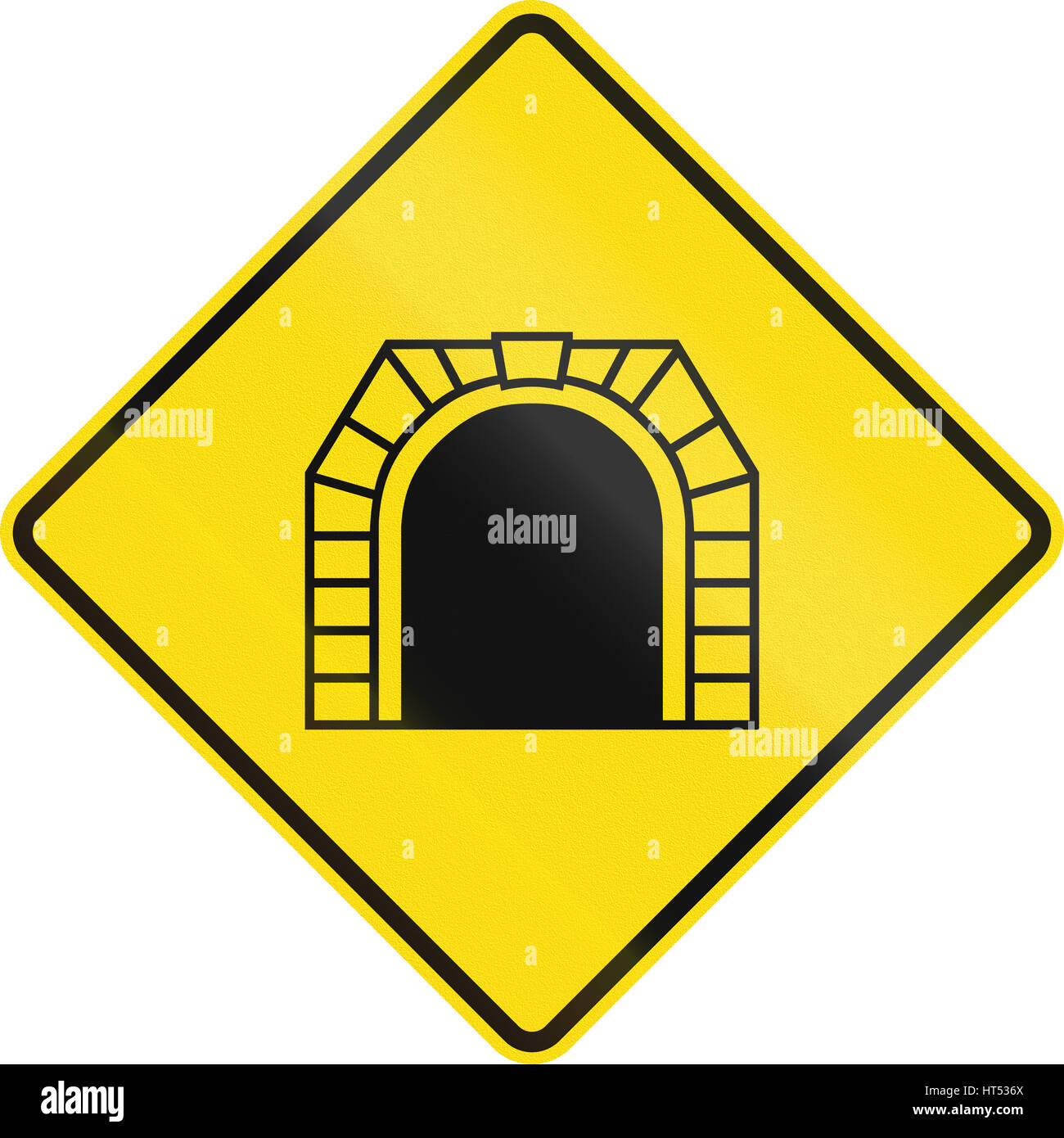 Tunnel Ahead Sign High Resolution Stock Photography and Images - Alamy