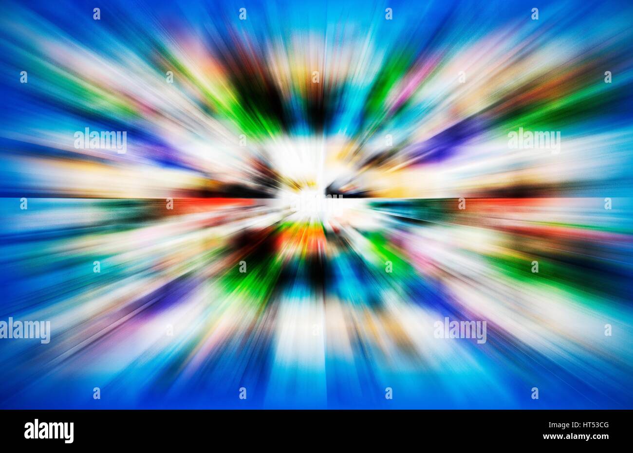 Abstract colorful zooming background Stock Photo - Alamy