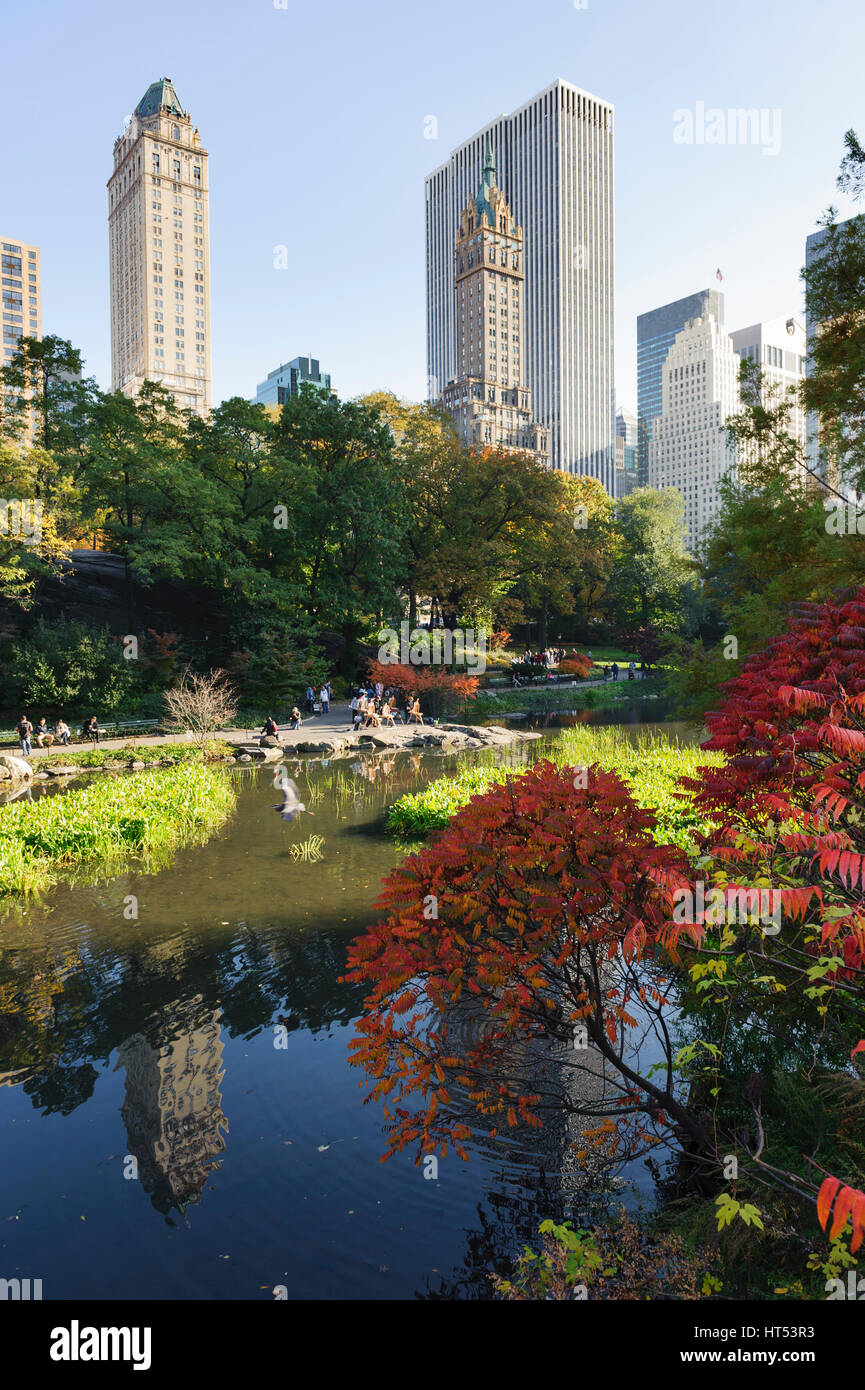 Nyc skyline autumn hi-res stock photography and images - Alamy
