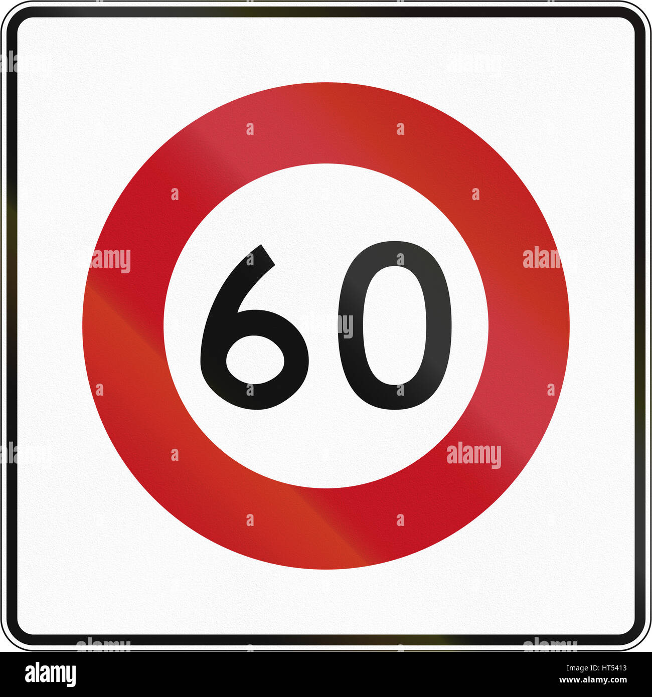 60 kmh speed limit hi-res stock photography and images - Alamy