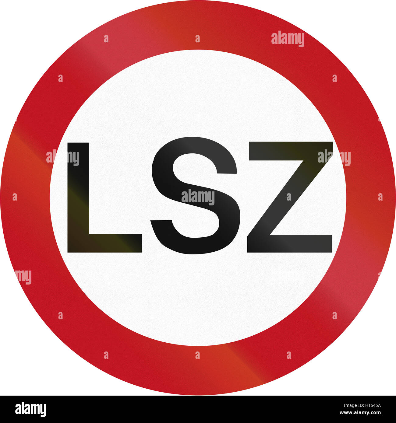 Limited Speed Zone sign in New Zealand Stock Photo - Alamy
