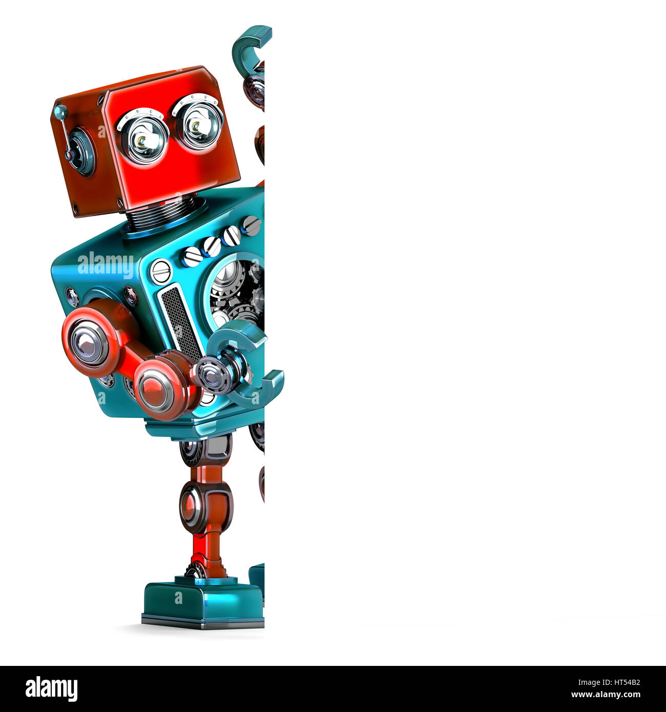 Retro Robot Poster