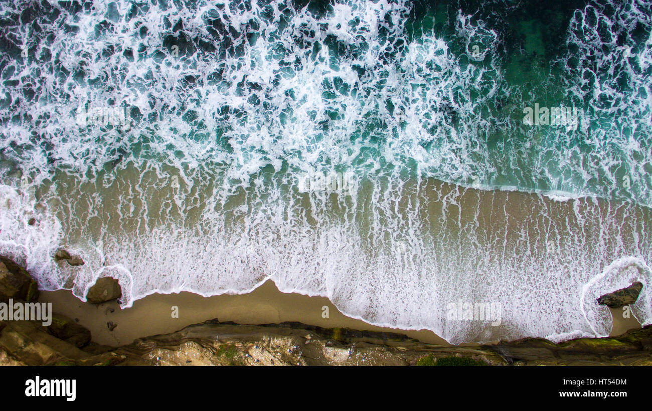 California Coast from above Stock Photo - Alamy