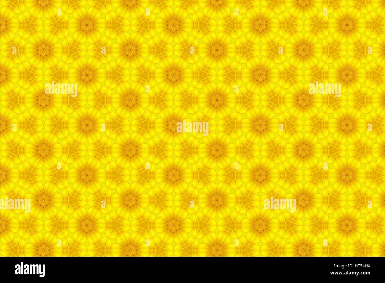 Abstract yellow sunflower pattern background Stock Photo - Alamy