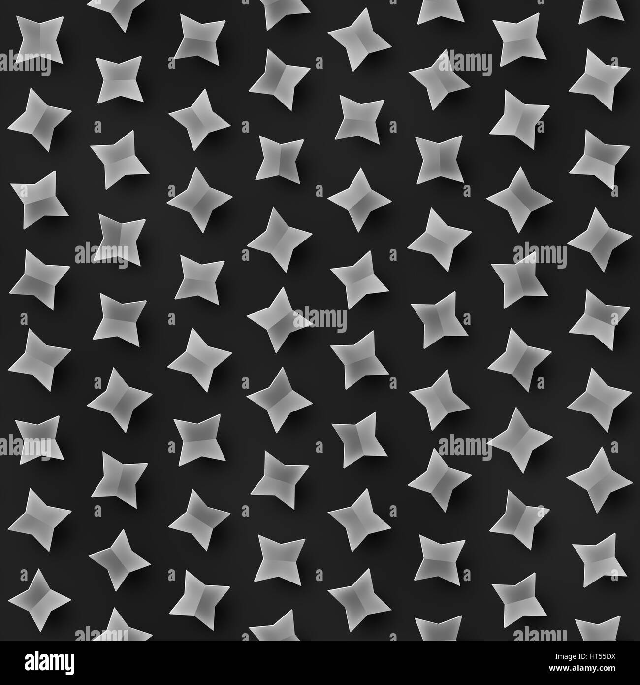 Scattered Geometric Shaded Shapes. Abstract Background Design. Stylish ...