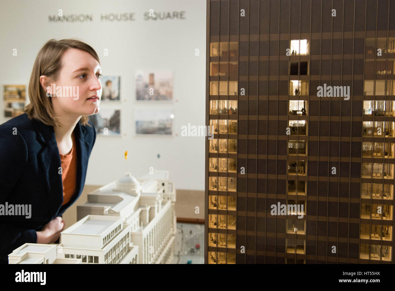 EDITORIAL USE ONLY Vicky Wilson (Assistant Curator), applies the ...