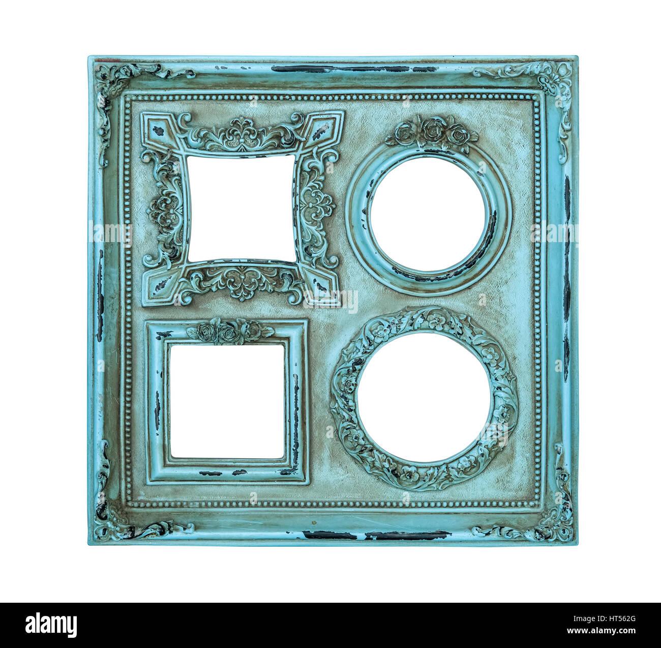 Four square windows Cut Out Stock Images & Pictures - Alamy