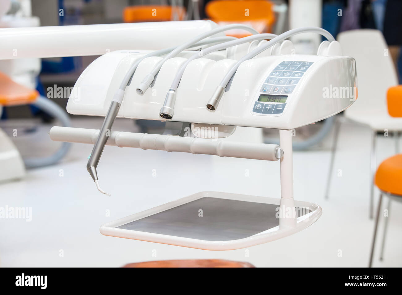 Different dental instruments and tools in a dentists office Stock Photo ...