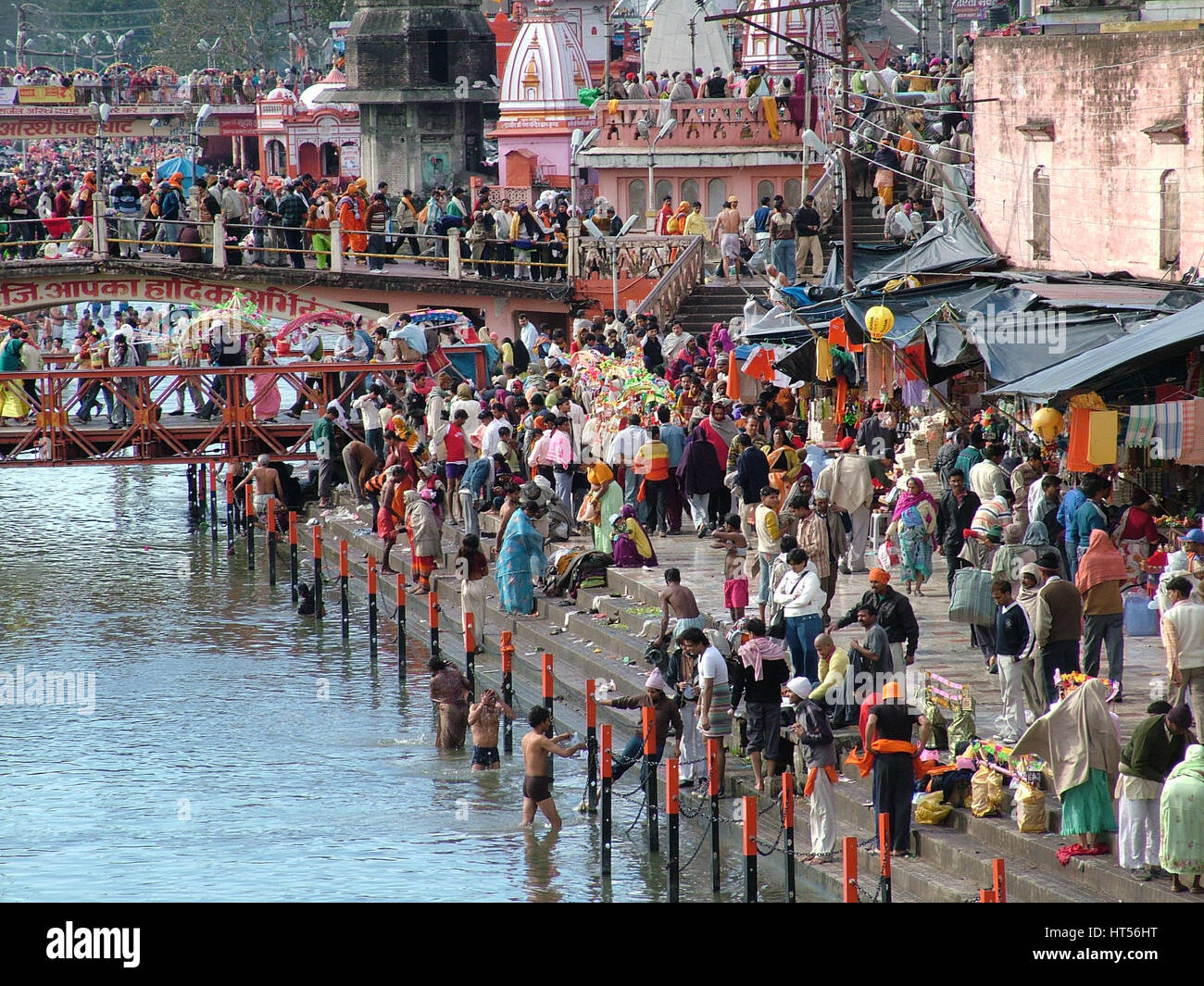 Haridwar People Devote Praying, Gange river, (Photo Copyright © by Saji ...