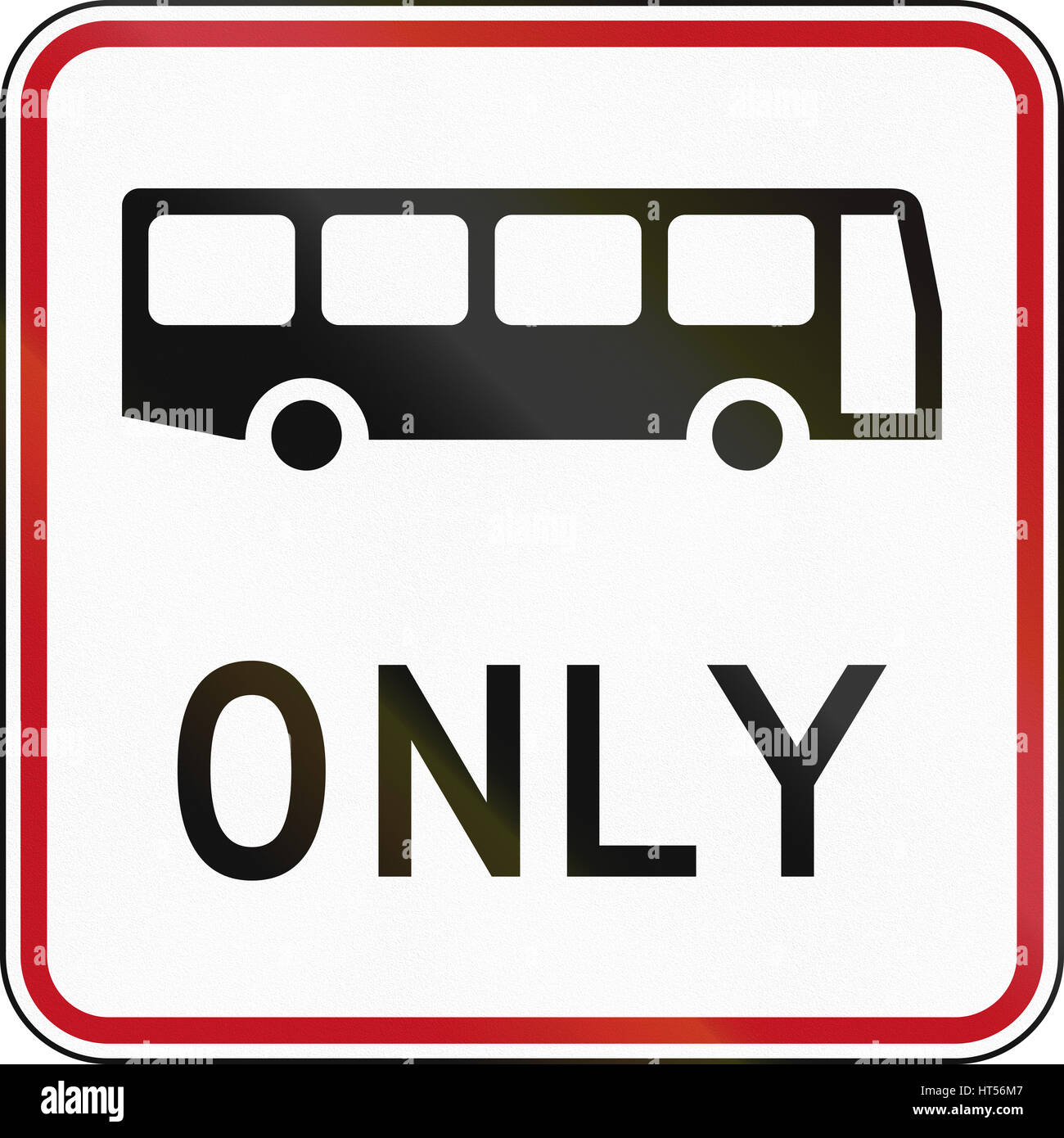 Bus lane only road sign hi-res stock photography and images - Alamy