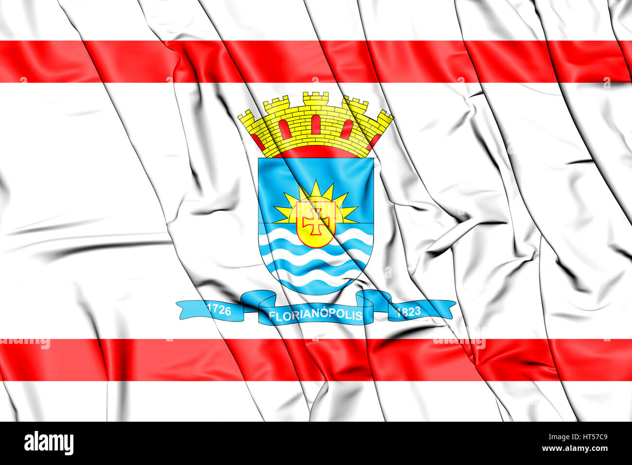 Florianopolis flag hi-res stock photography and images - Alamy