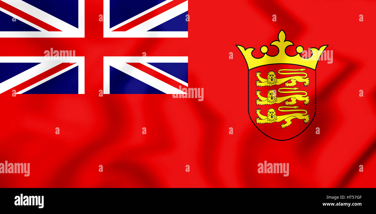 Jersey crown dependency flag hi-res stock photography and images - Alamy