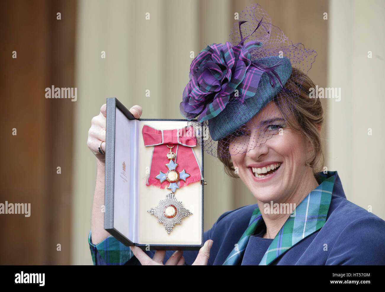 Rower Dame Katherine Grainger after she was made a Dame Commander by ...
