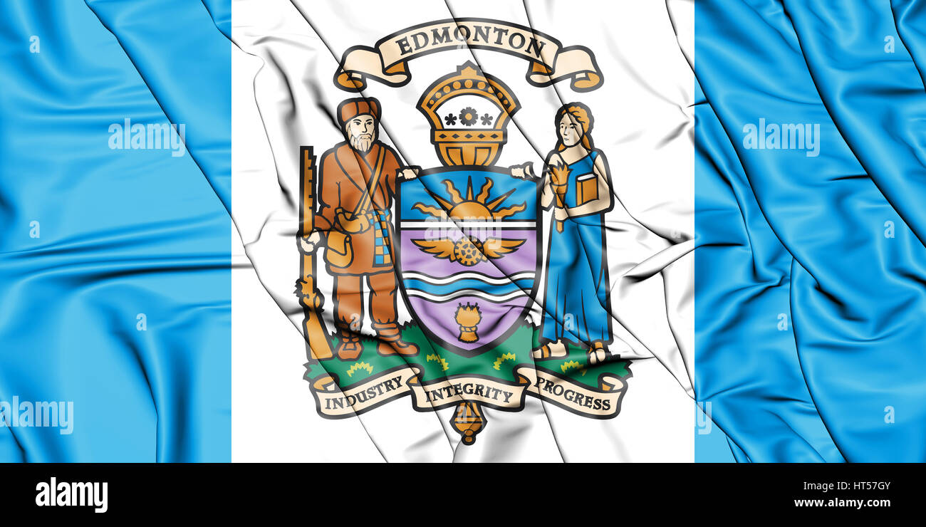Edmonton flag hi-res stock photography and images - Alamy
