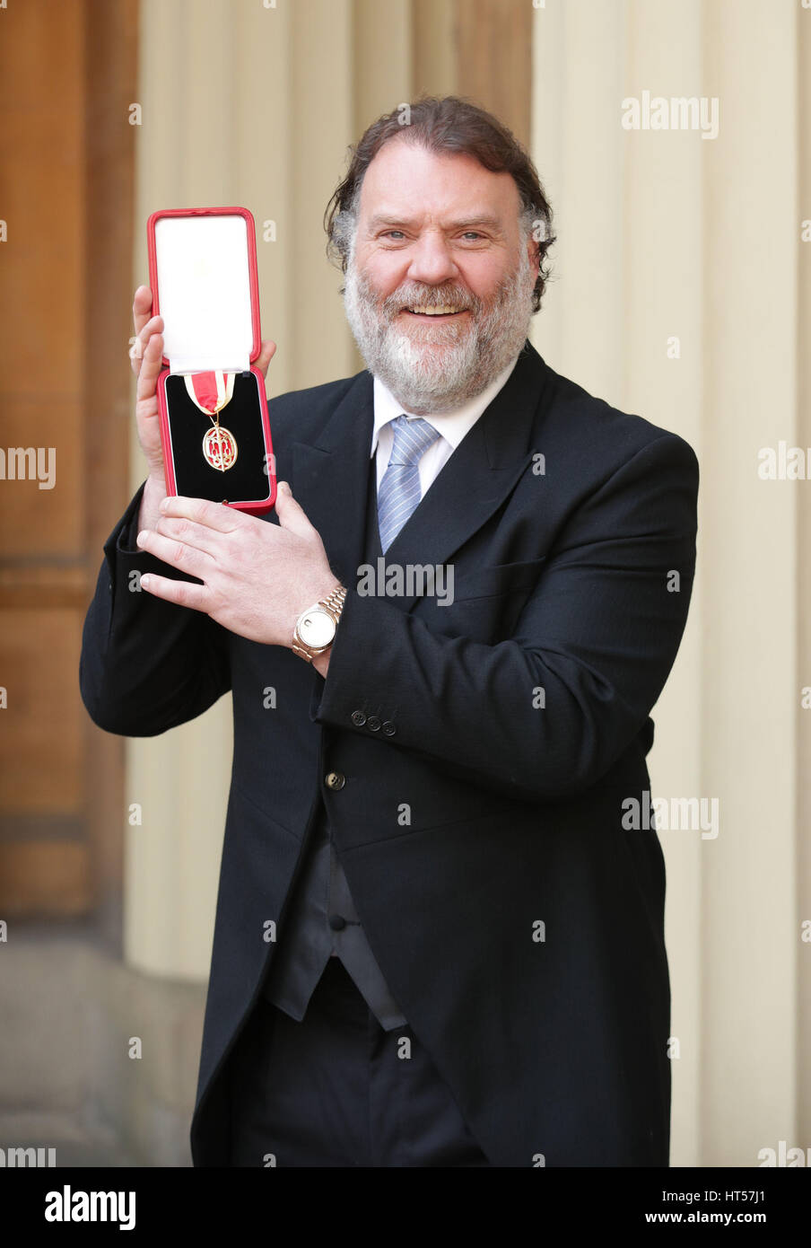 Opera singer Sir Bryn Terfel after he was knighted for services to ...