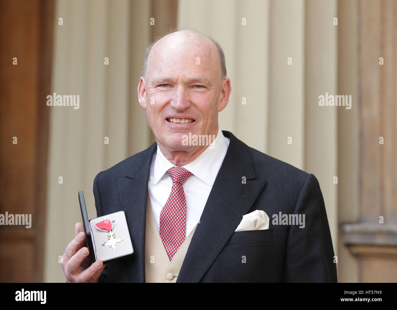 John Gosden after he was awarded a OBE by Queen Elizabeth II for ...