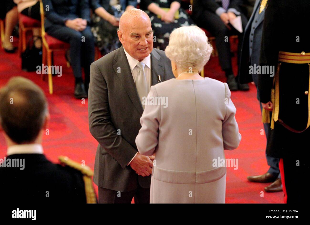 Mr. Michael Stephenson from London is made an MBE (Member of the Order ...
