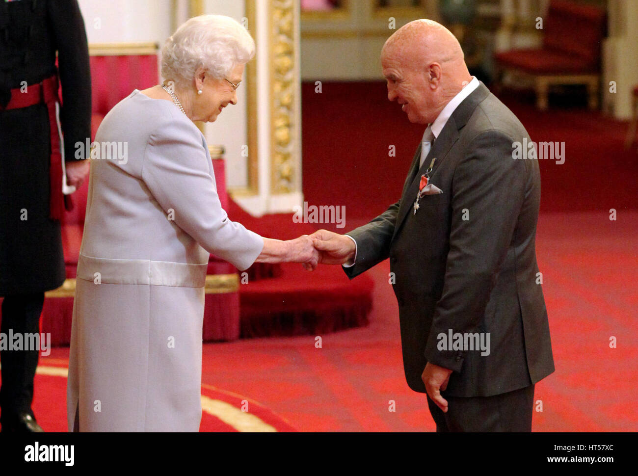 Mr. Michael Stephenson from London is made an MBE (Member of the Order ...