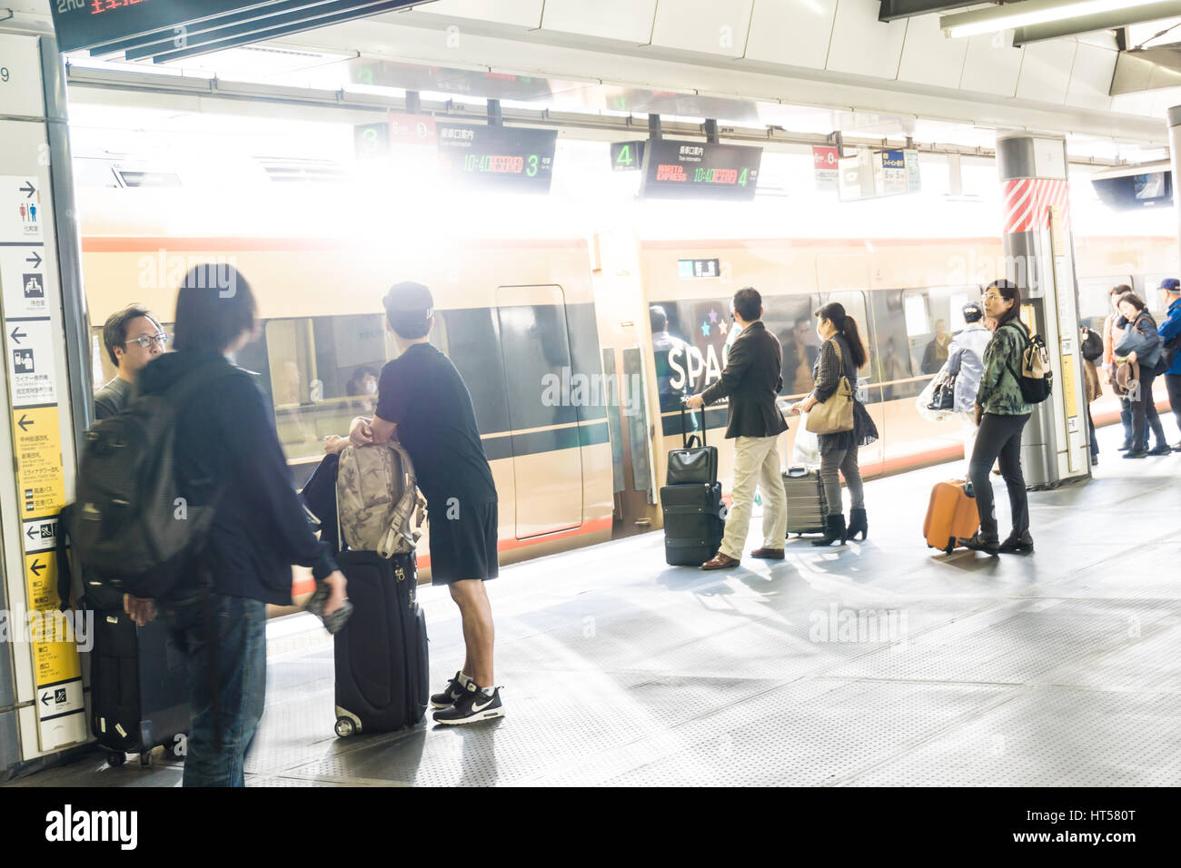 Large crowd event train hi-res stock photography and images - Alamy