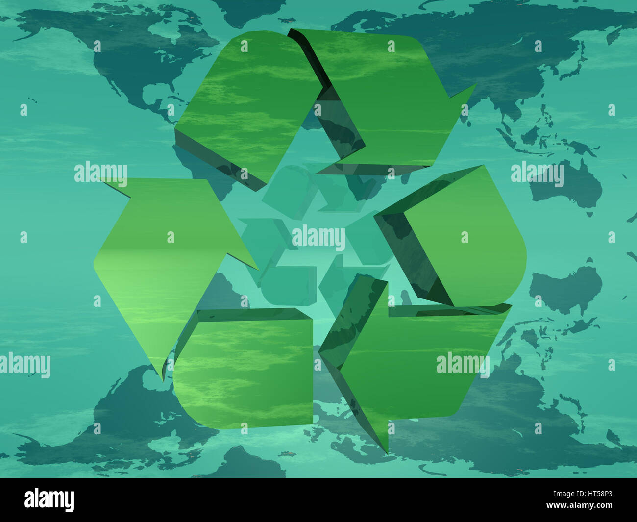 Earth and recycling Stock Photo - Alamy