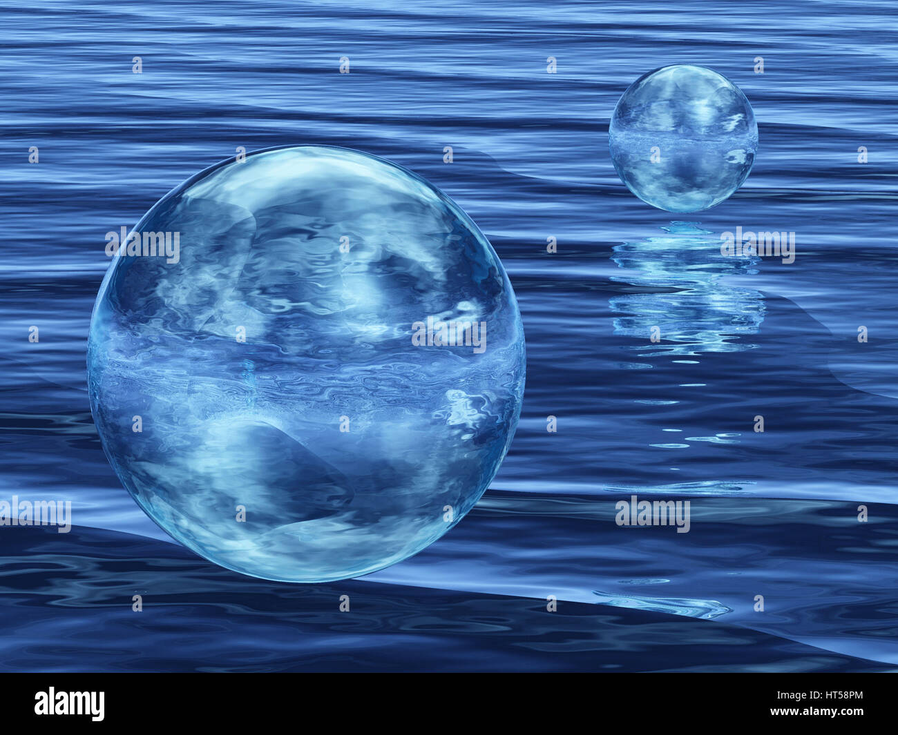 the drop and the sea Stock Photo - Alamy