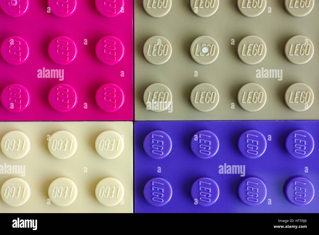 Purple lego block hi-res stock photography and images - Alamy