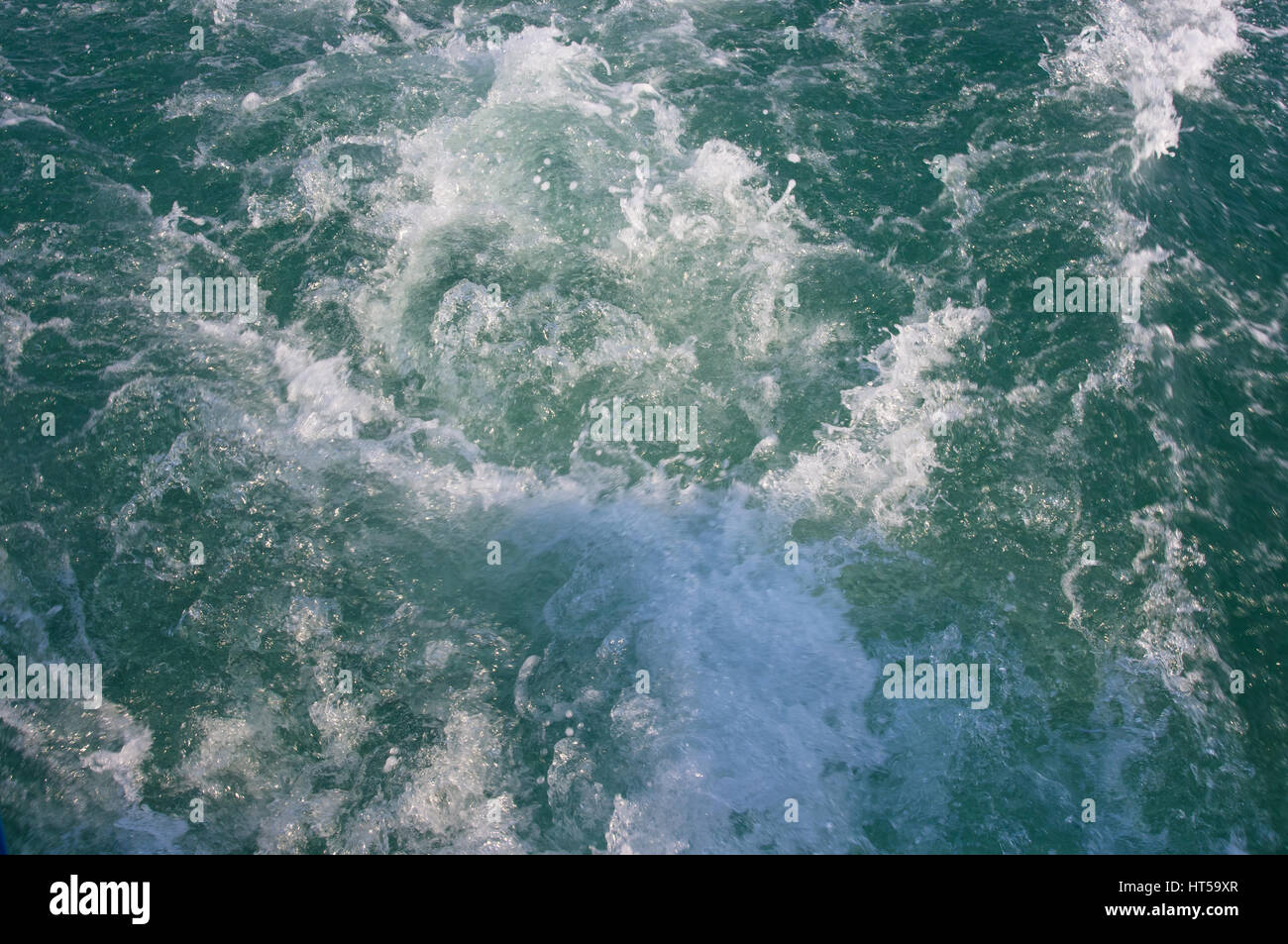 Wake wash in sea hi-res stock photography and images - Alamy