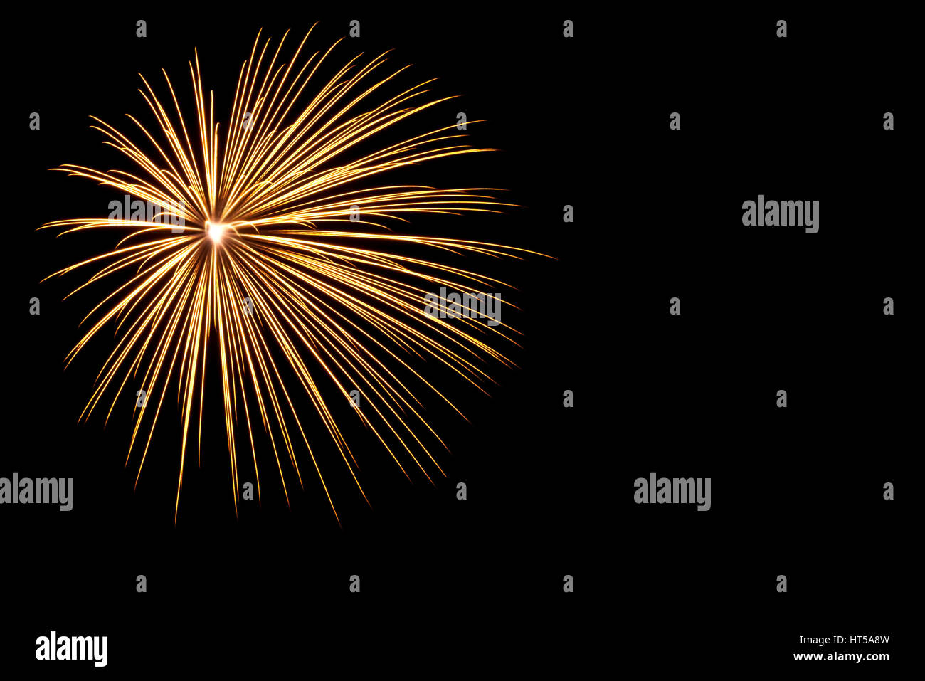 Golden firework hi-res stock photography and images - Alamy
