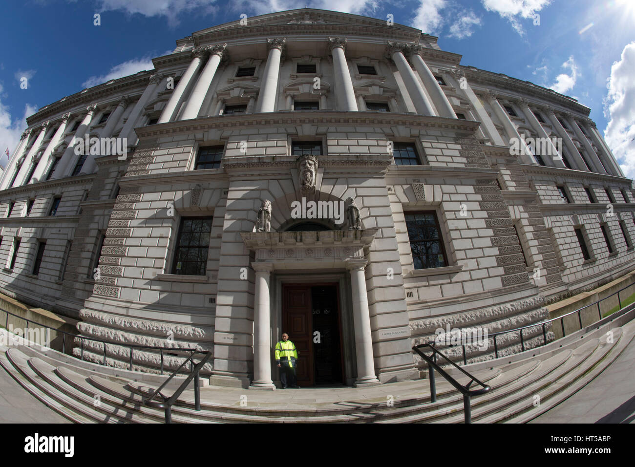 Exterior view of The Treasury in Westminster Stock Photo - Alamy