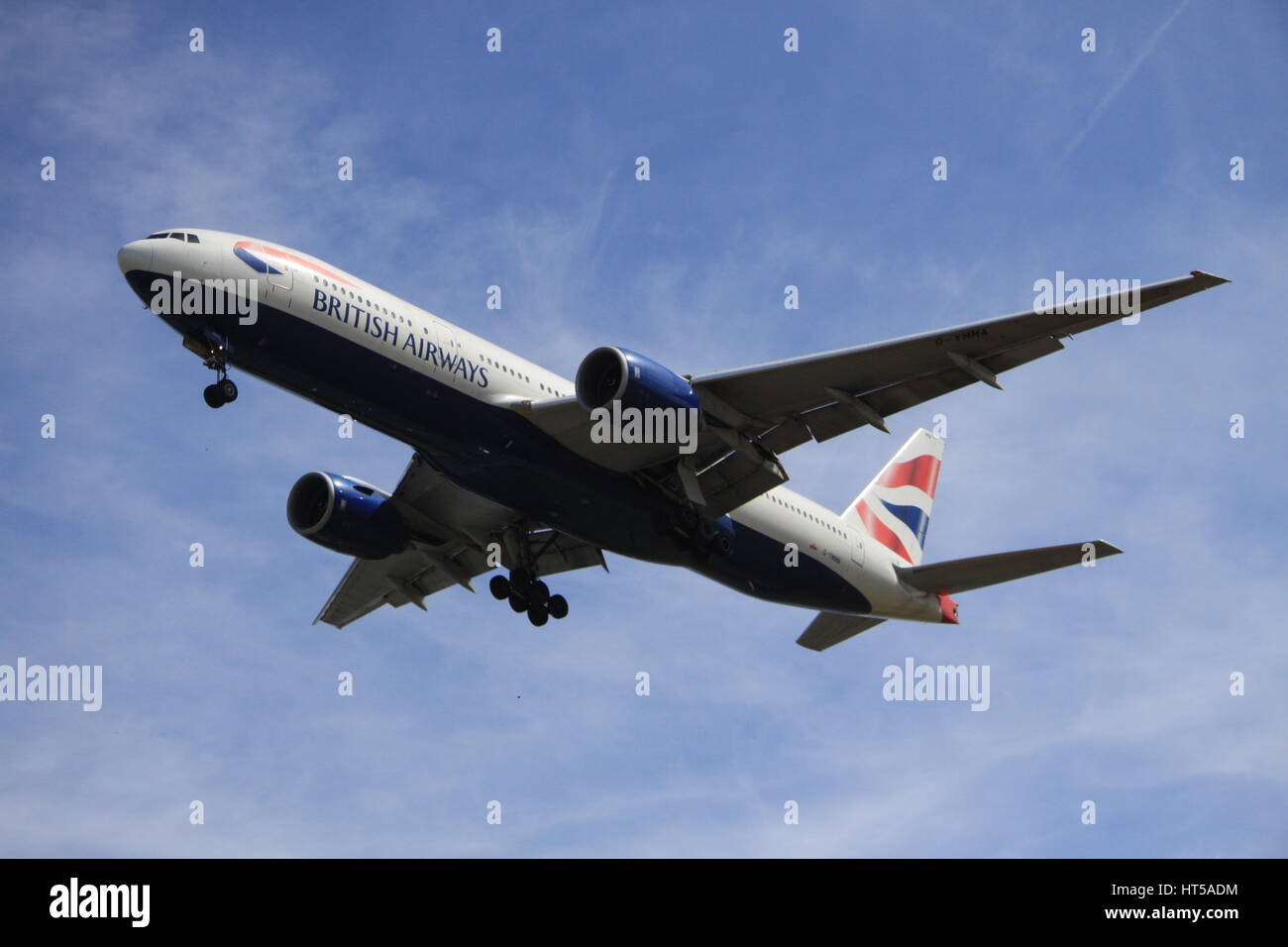 Aircraft in flight Stock Photo - Alamy