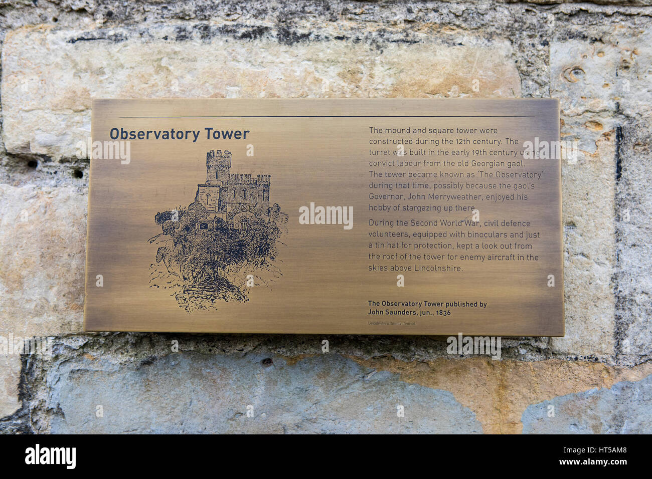 Lincoln castle observatory tower hi-res stock photography and images ...