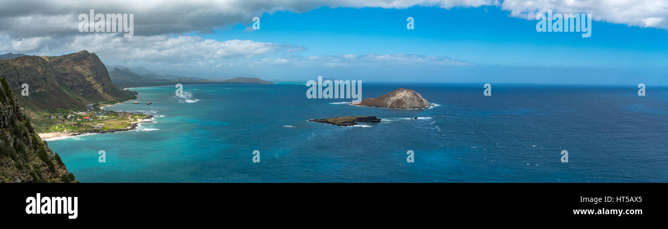 The Windward Side of Oahu at Makapu'u Point on the southern tip of the ...