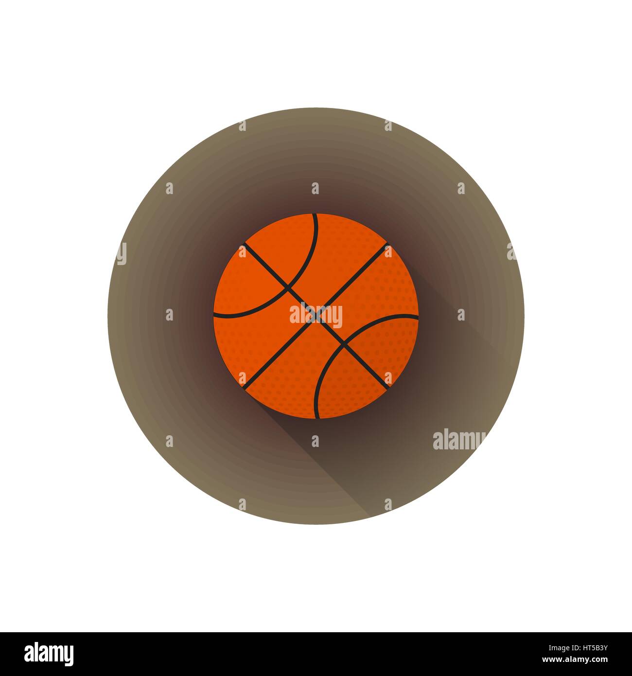 vector colorful flat design basketball professional ball isolated ...