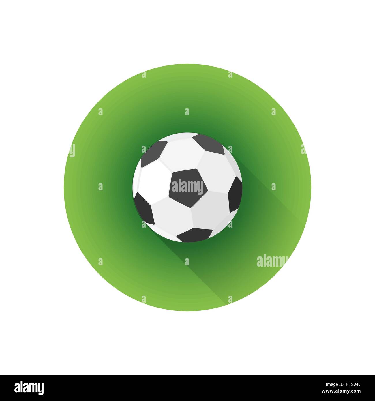 vector colorful flat design professional soccer european football ball ...