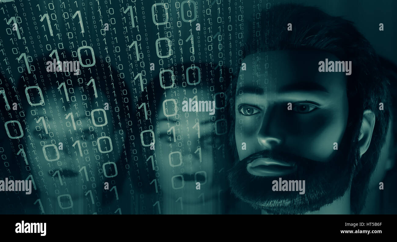 Cyber security, computer crime Stock Photo - Alamy
