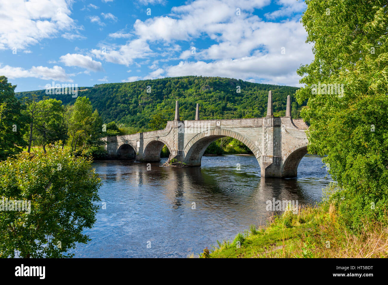General Wades bridge across the river Tay at Aberfeldy. Dsigned and ...