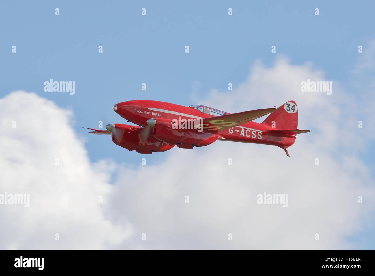 De Havilland DH88 Comet Stock Photo - Alamy