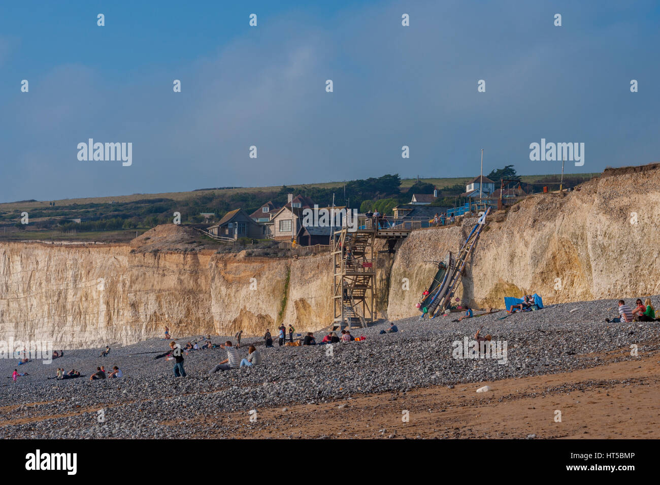The Beach and cliffs at Birling Gap Sussex England Stock Photo - Alamy
