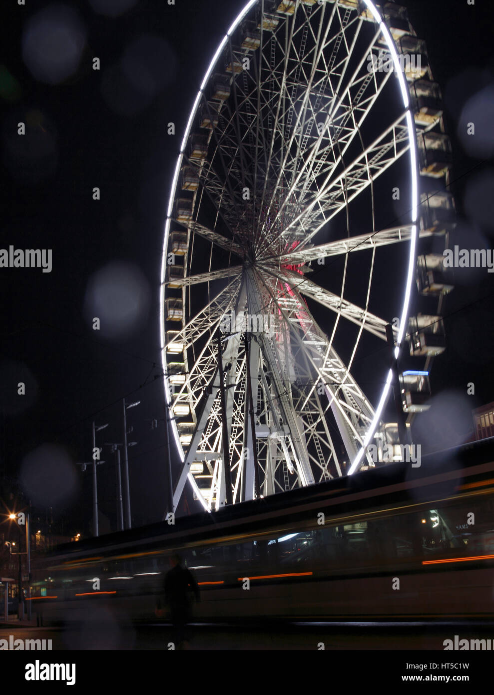 The Nottingham Eye in the rain Stock Photo - Alamy