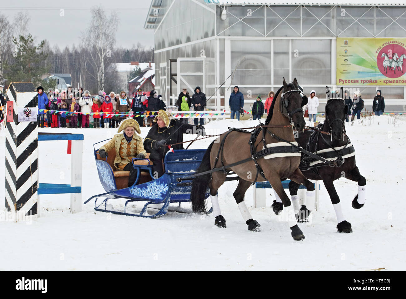 Horse drawn sleighs hi-res stock photography and images - Alamy