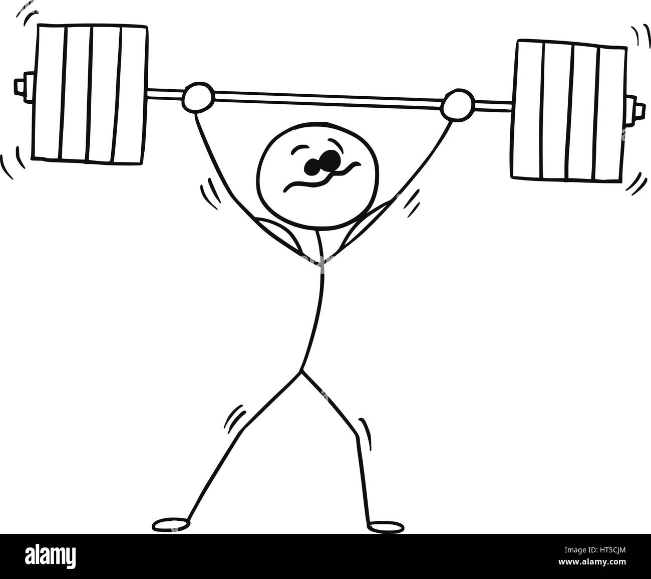 Cartoon muscular Black and White Stock Photos & Images - Alamy