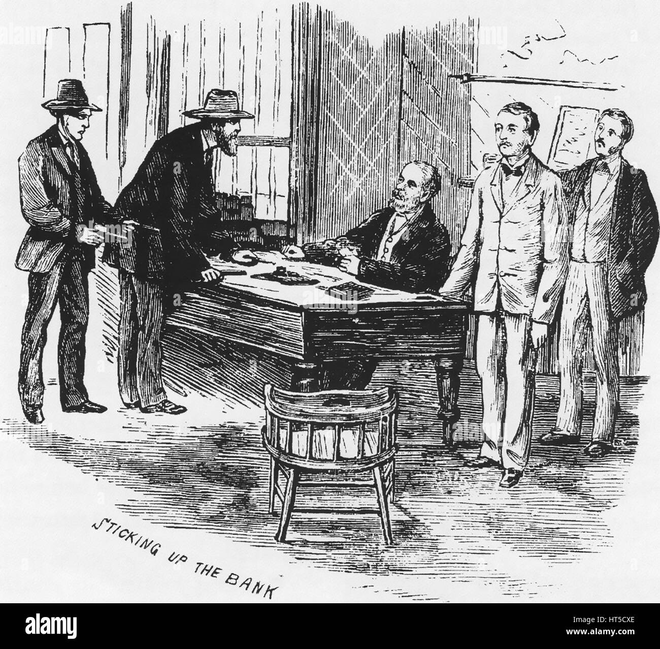 KELLY GANG robbing the National Bank at Euroa, 10 December 1888 ...