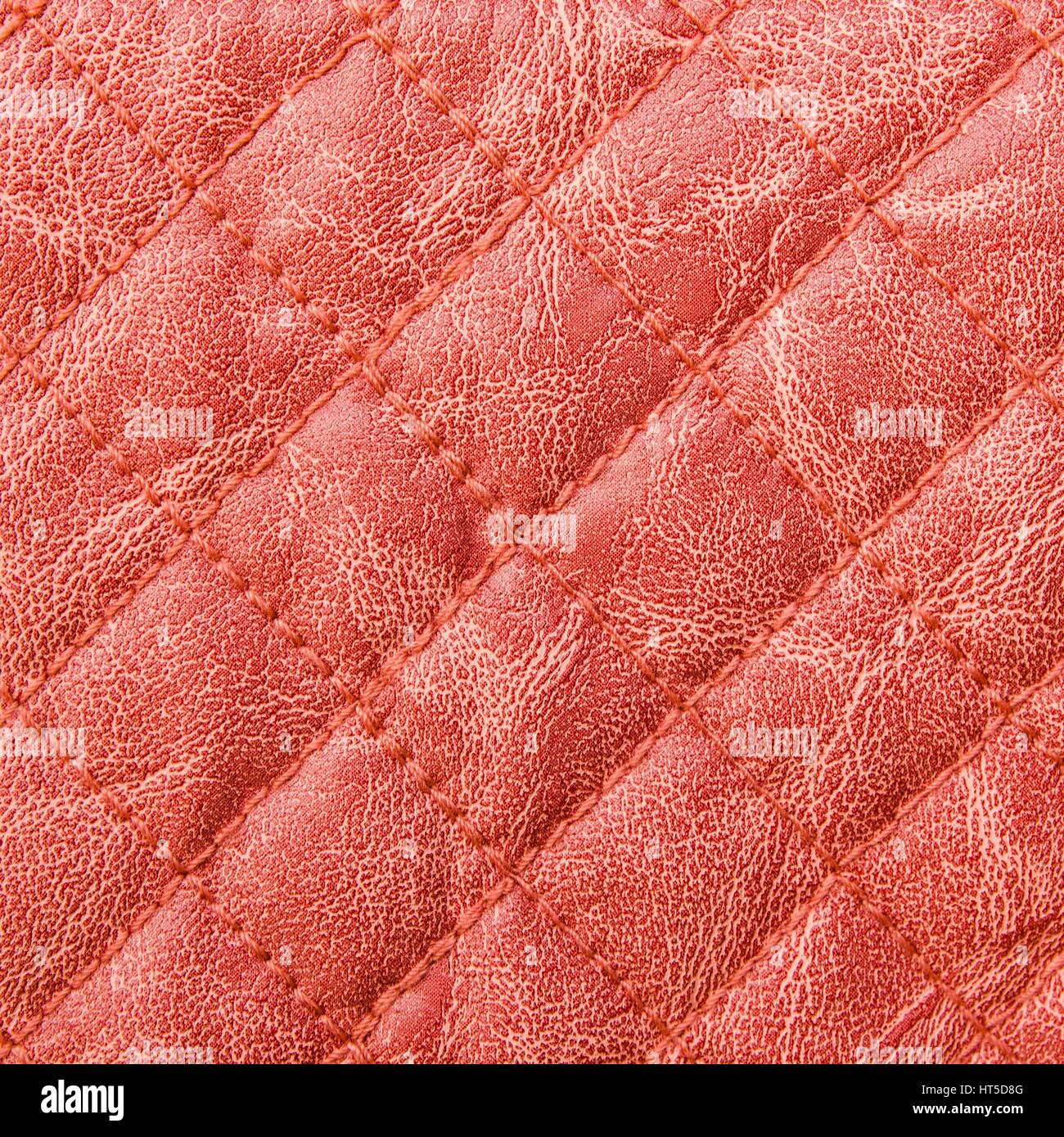 Leather texture with stitch hi-res stock photography and images - Alamy