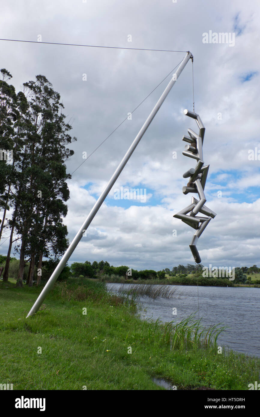 Sculpture park at the Fundacion Pablo Atchugarry near Punta del Este ...