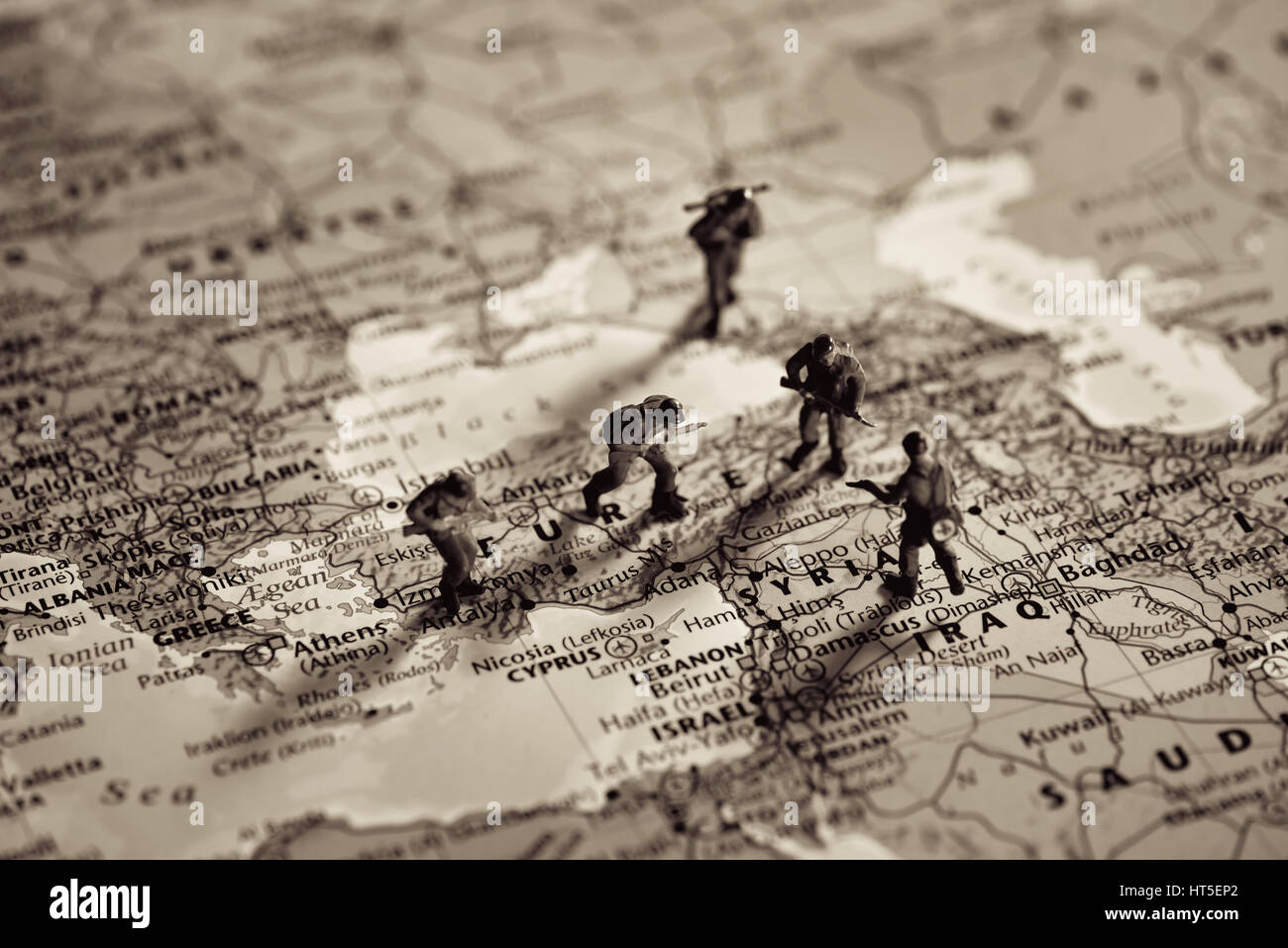 Middle east conflict concept Stock Photo - Alamy