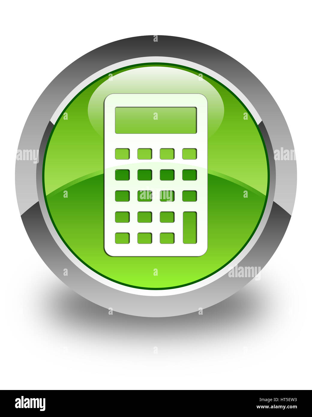 Green calculator Cut Out Stock Images & Pictures - Alamy
