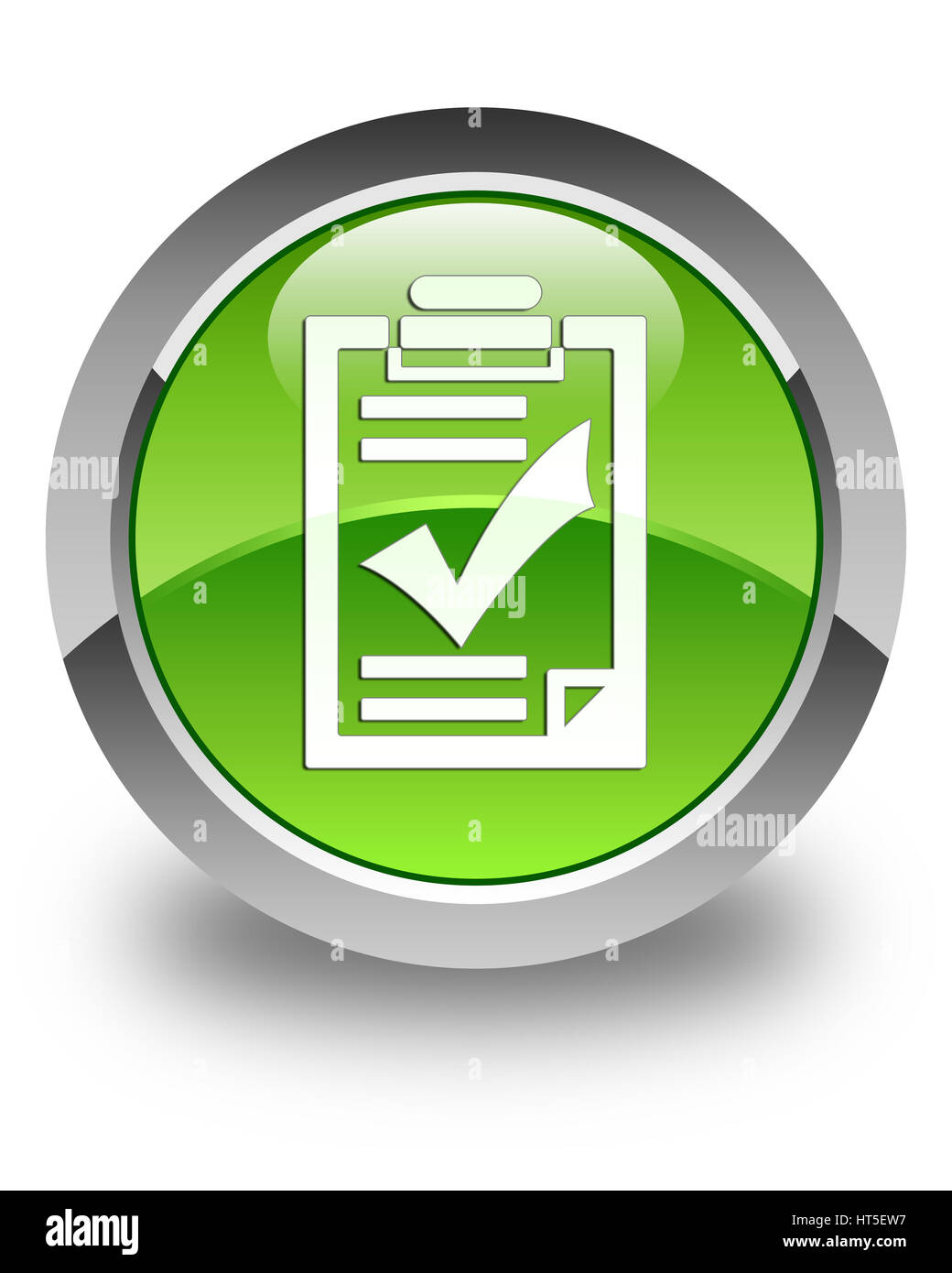 Clipboard checklist icon hi-res stock photography and images - Alamy