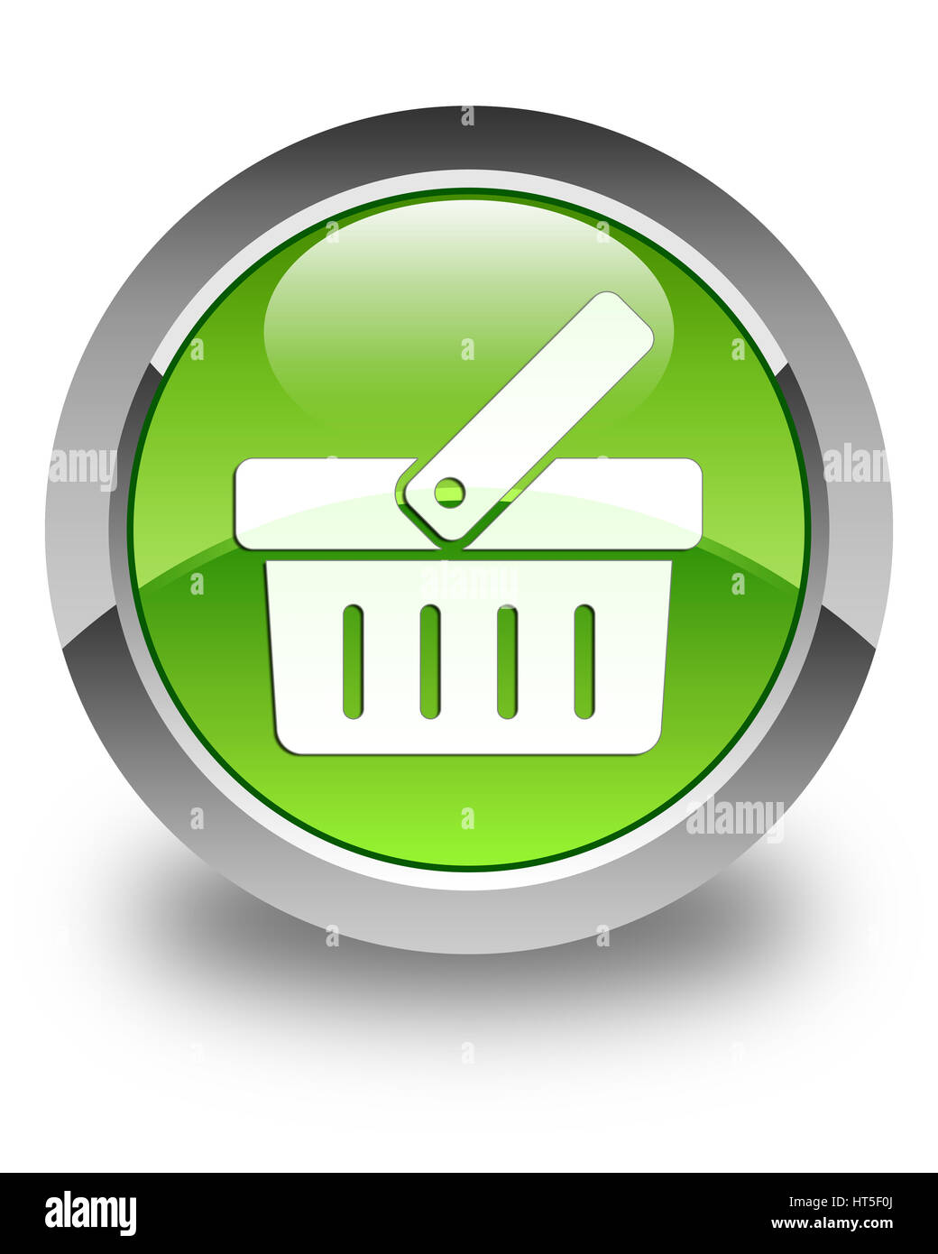 Shopping Cart Logo Green